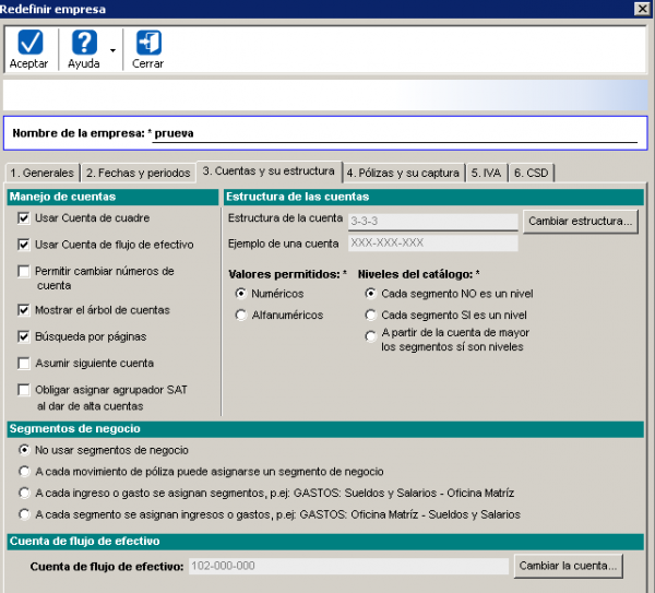Como crear un catalogo de cuentas en contpaq i
